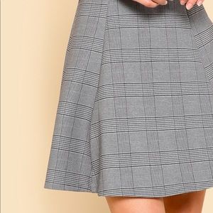 Dresses | Fit Flair Checkered Cami Strap Dress | Poshmark